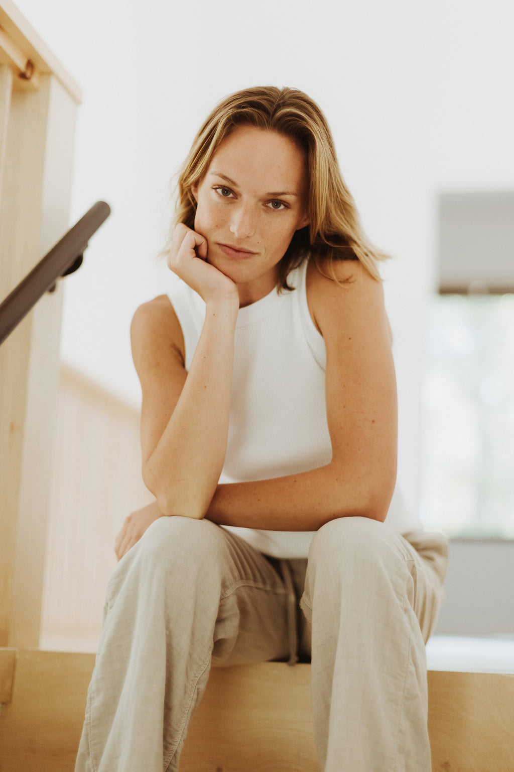 Waffle Tank – Save Khaki United